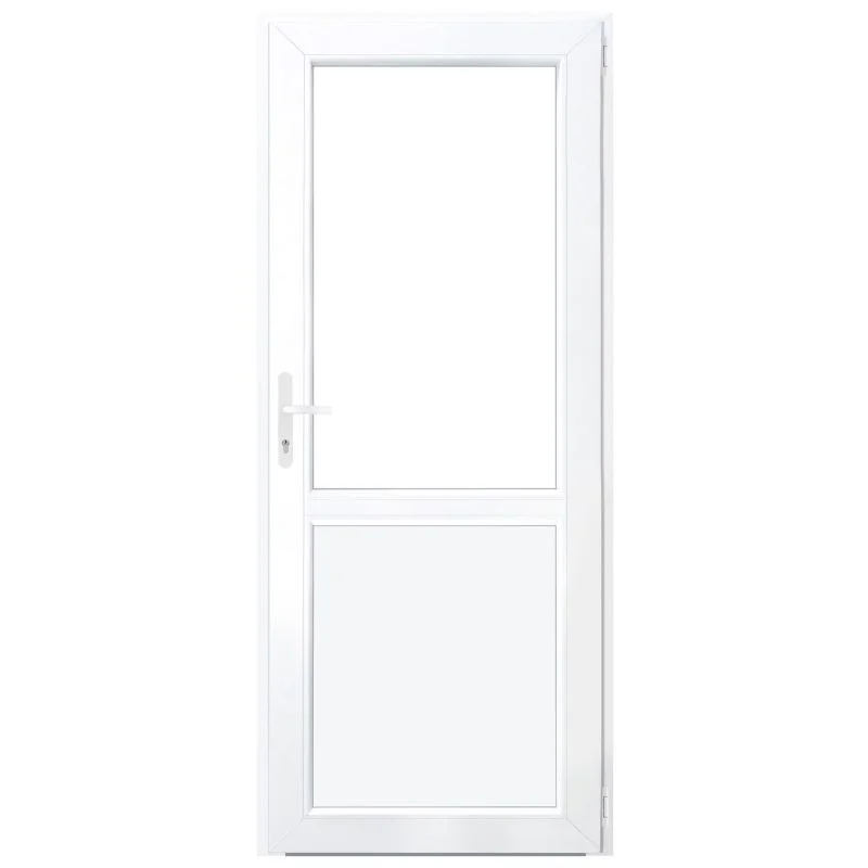 Usa PVC secundara cu geam 2/3 86 x 204 cm alba, deschidere stanga, alba