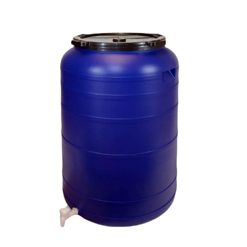 Butoi cu filet si robinet, plastic, pentru muraturi, 150 L