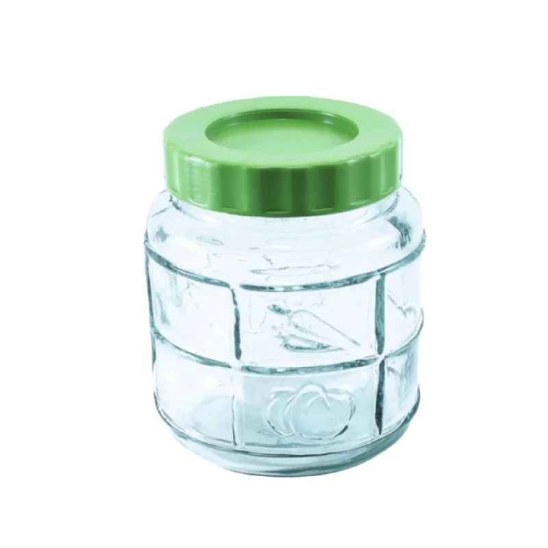 Borcan cu capac de plastic, pentru muraturi, 6 L