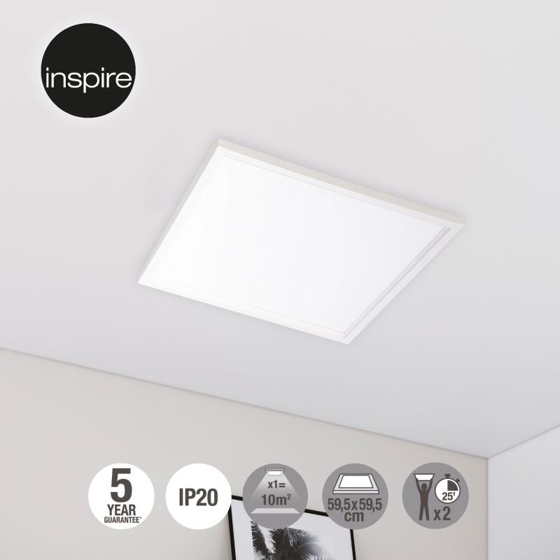 Panel LED Anvik, 60 x 60 cm, 4000 lumeni, 4000K, IP20