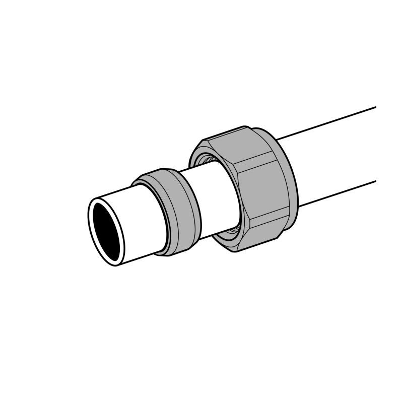 Racord robinet radiator, 1/2', pentru teava cupru Ø15mm, Equation