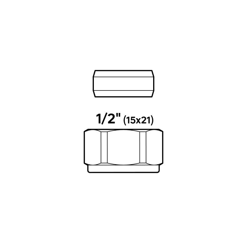 Racord robinet radiator, 1/2', pentru teava cupru Ø15mm, Equation