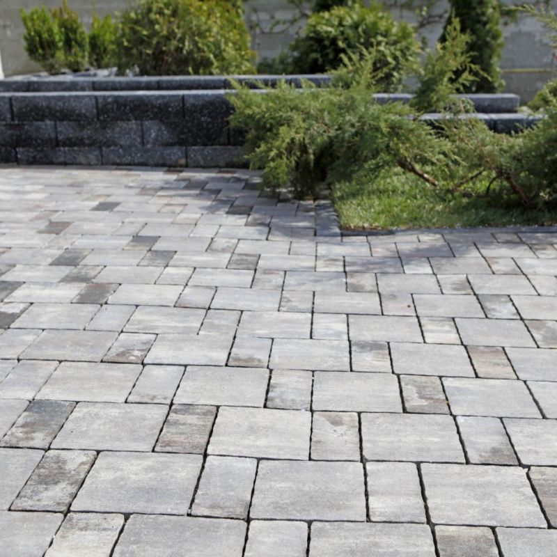 Pavaj beton Anima D2, 200 x 100 x 60 mm, albastru patinat