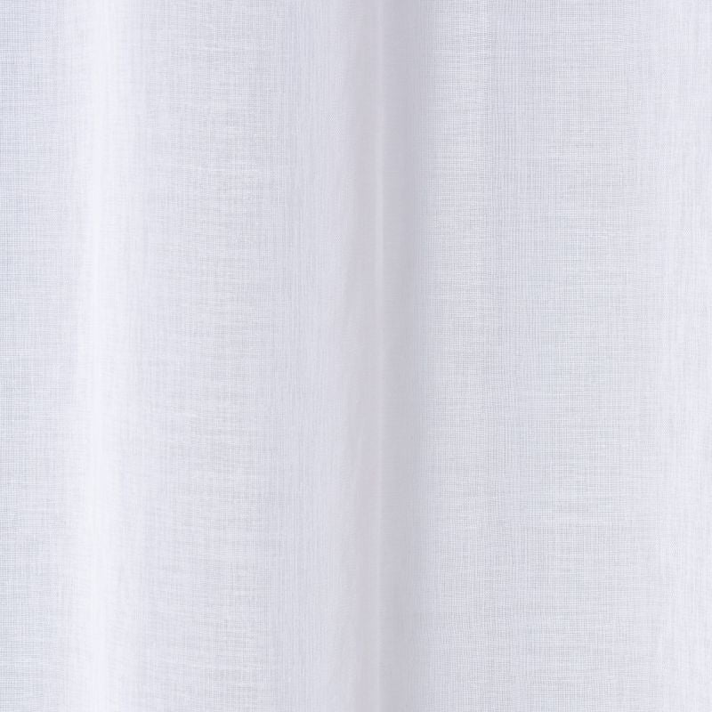 Perdea 140 x 260 cm Mary, cu inele, alb