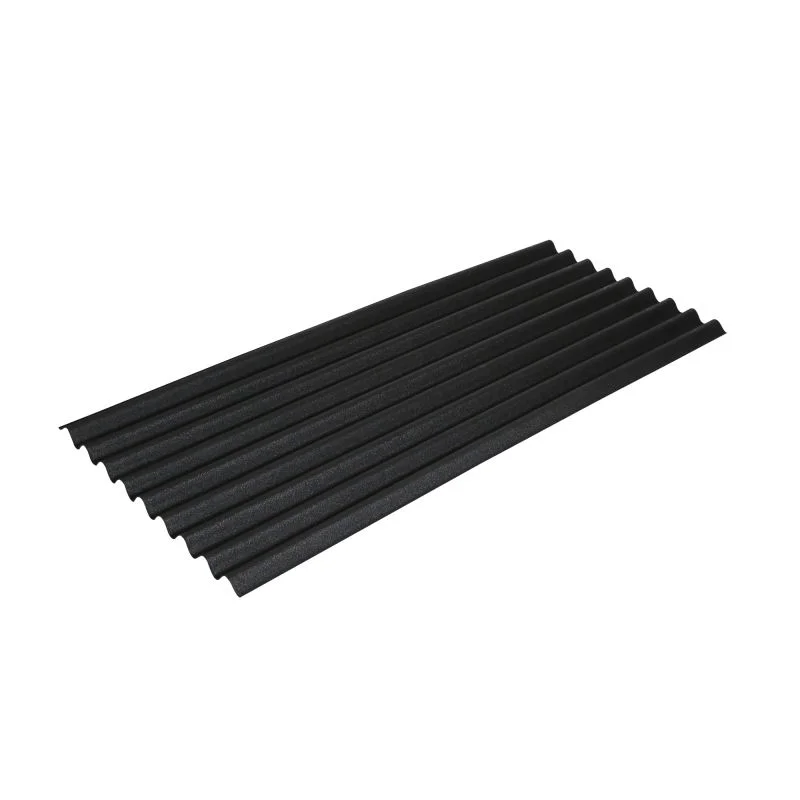 Placa ondulata Onduline Base, bitum, 2000 x 855 x 2.60 mm, negru, mat
