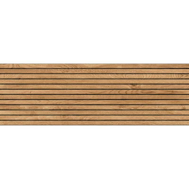 Faianta, 29 x 89 cm, Band Wood, aspect lemn, bej, mat, rectificata