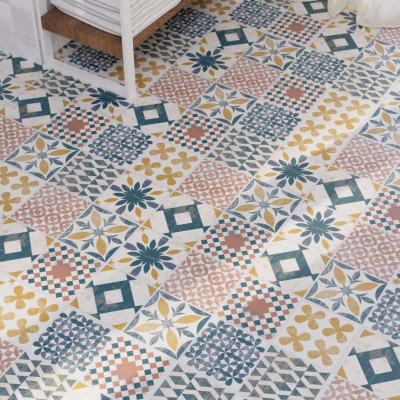 Parchet SPC 4.5 mm, Artens Bahia, multicolor, rezistent la apa