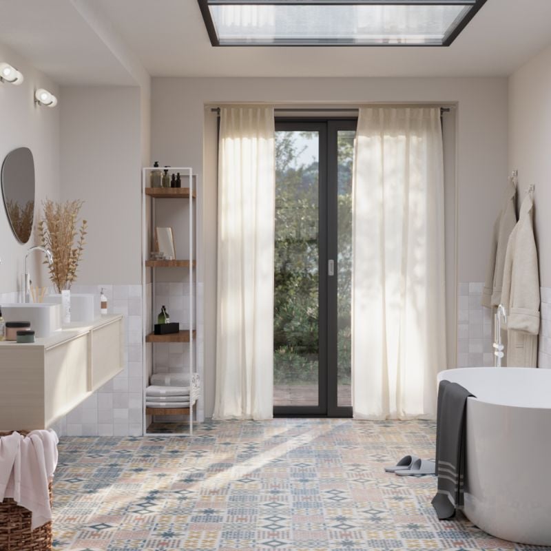 Parchet SPC 4.5 mm, Artens Bahia, multicolor, rezistent la apa