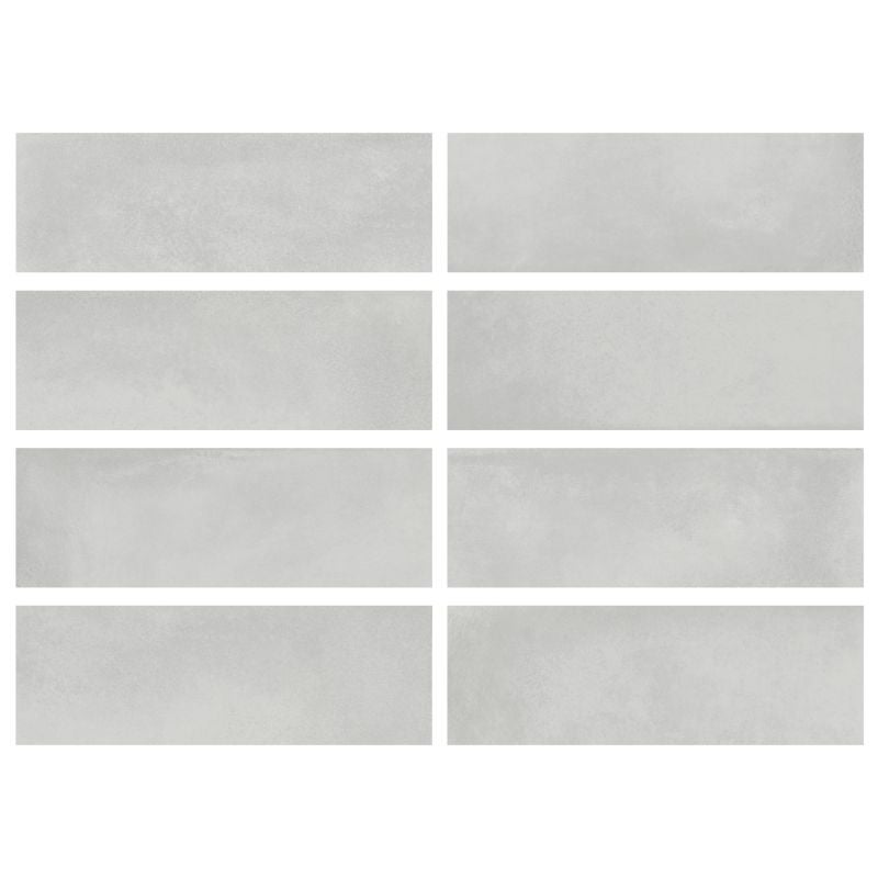 Faianta 30 x 90 cm, Balance Perla, aspect beton, gri, mat