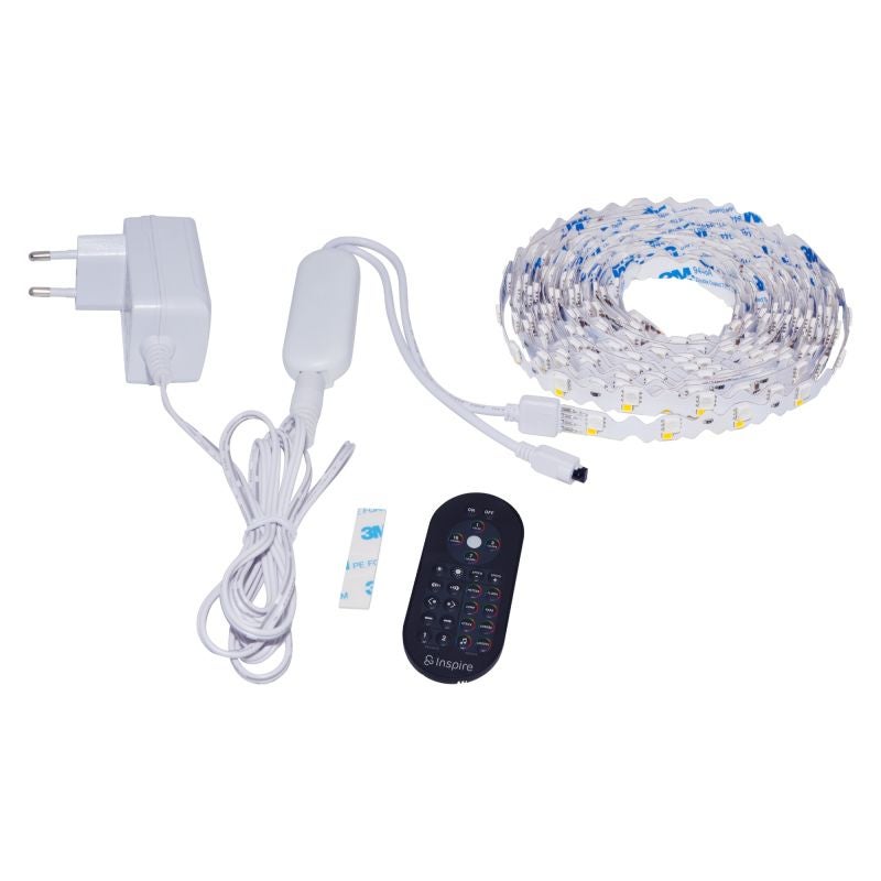 Kit banda LED Woldo, 5m, 200lm/m, RGB, cu telecomanda