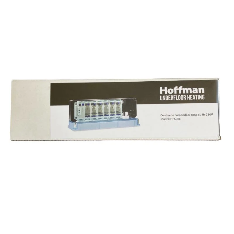 Centru de comanda cu fir HFKL06, 6 zone, 230 V, Hoffman