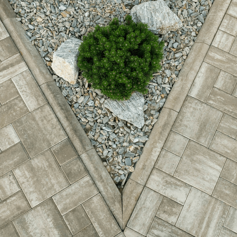 Bordura beton B5, 500 x 100 x 150 mm, maro