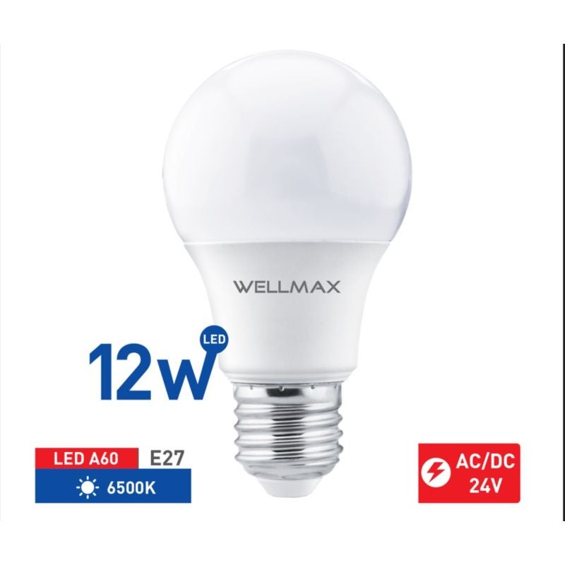 Bec LED Wellmax, E27, 12 W, alb rece, 6500K, 1055lm