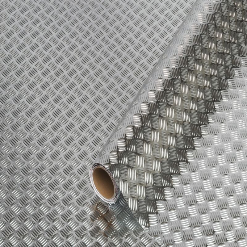 Autocolant mobila, 0.45 x 1.5m, aspect metal