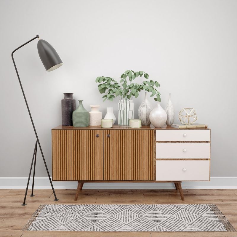 Autocolant mobila 0.45 x 2 m, aspect riflaj