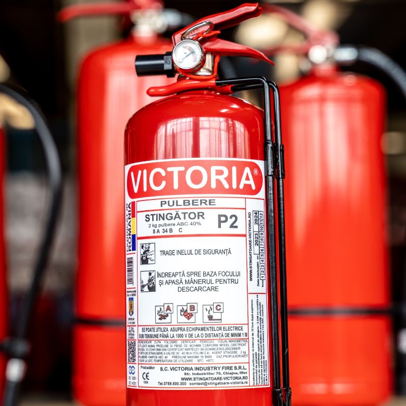 Stingator cu pulbere, tip P2, 2 kg