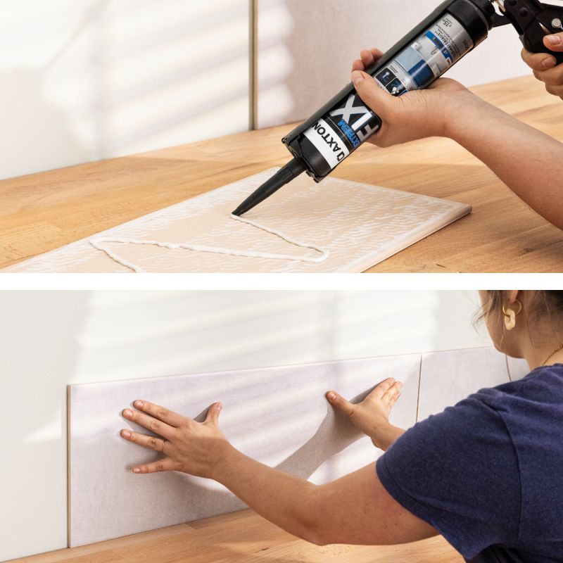 Adeziv Axton, de asamblare si montaj, polimer hibrid, 290 ml, alb