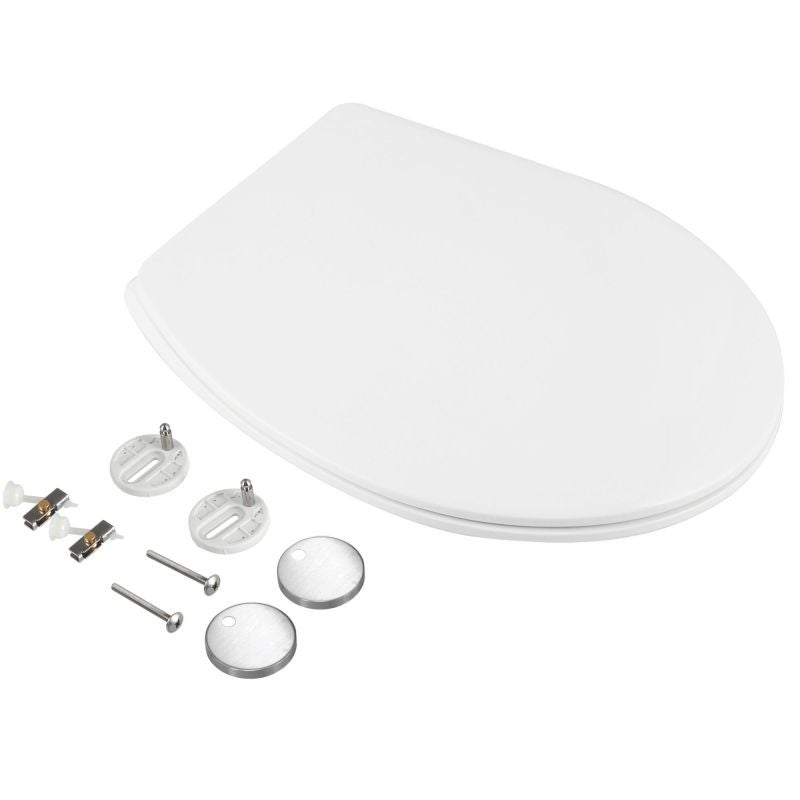 Capac WC Sensea Family, din duroplast, inchidere lenta, pentru adulti ...