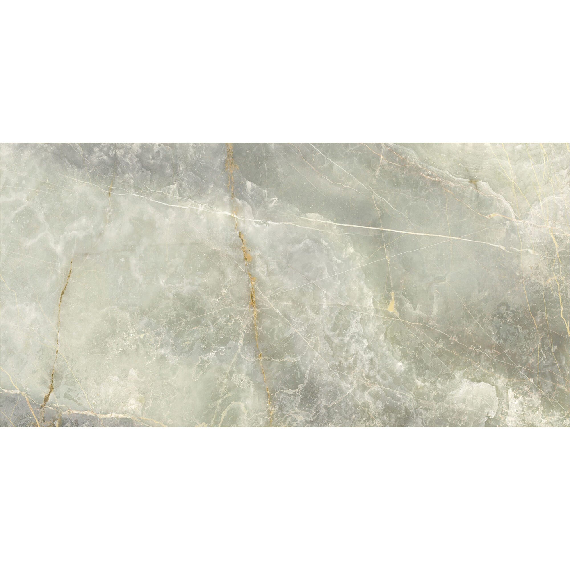 Faianta 30 x 60 cm, Catalina Green, aspect marmura, verde, lucios