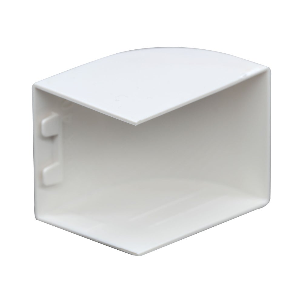 Capac pentru canal cablu, 16 x 16 mm, alb (set 2 buc)