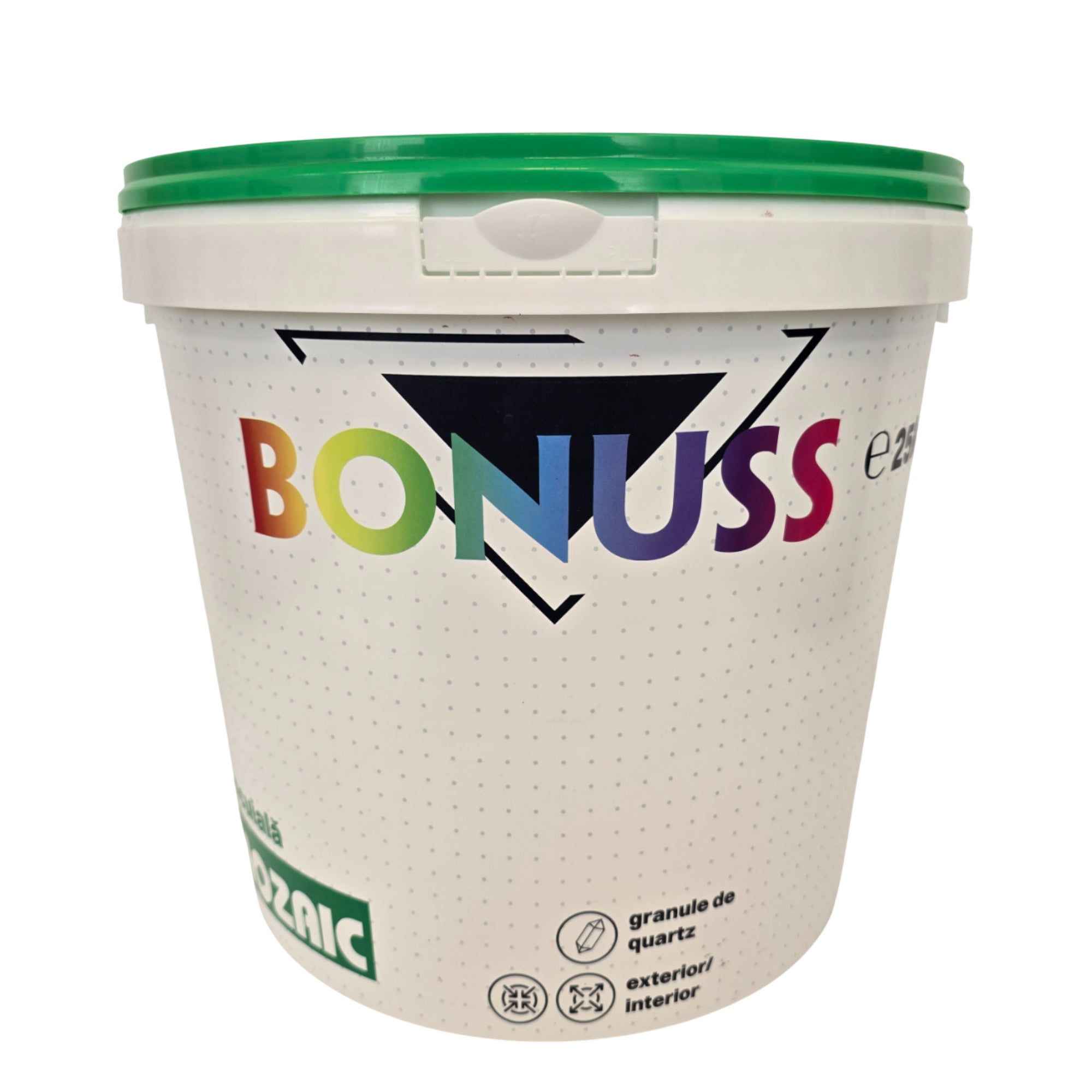 Tencuiala decorativa mozaic pentru soclu Bonuss, maro, 25 kg