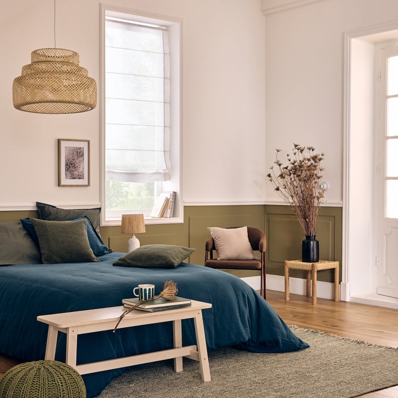 Stor roman Inspire Charlina cu pliuri, 60 x 250 cm, alb