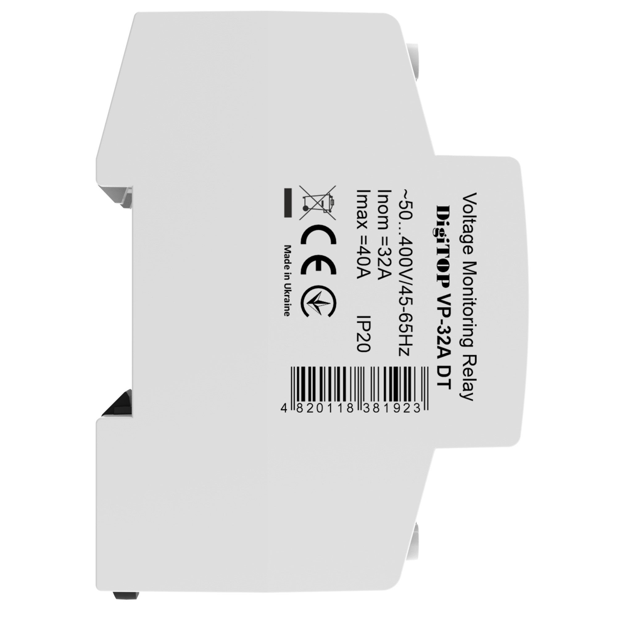 Releu protectie tensiune DigiTOP, monofazat, 32A