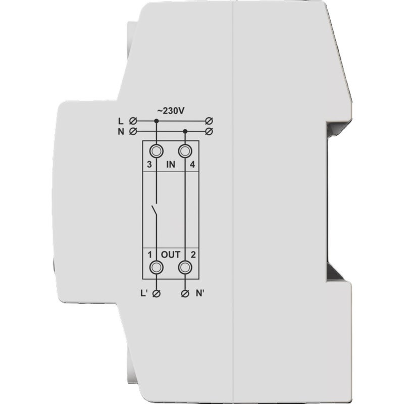 Releu protectie tensiune DigiTop, monofazat, 32A