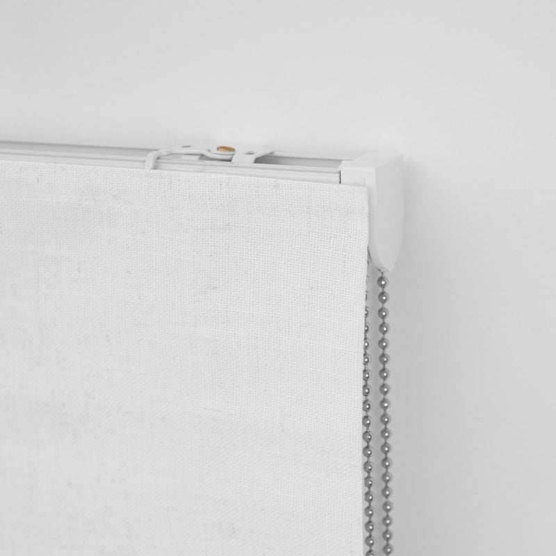 Stor roman Inspire Charlina cu pliuri, 120 x 175 cm, alb