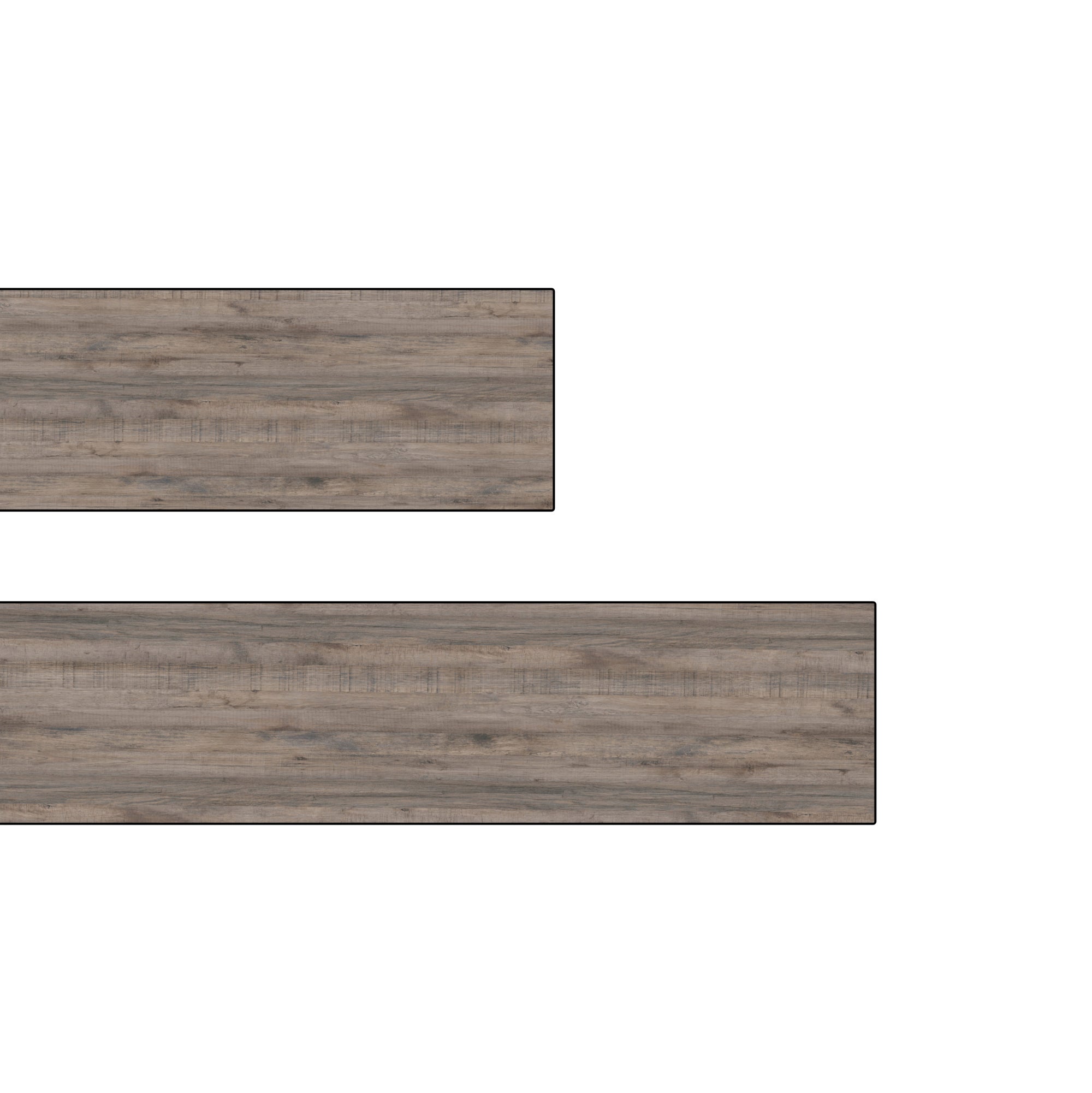 Capat laminat blat, Decor Lemn Gri, 2 bucati