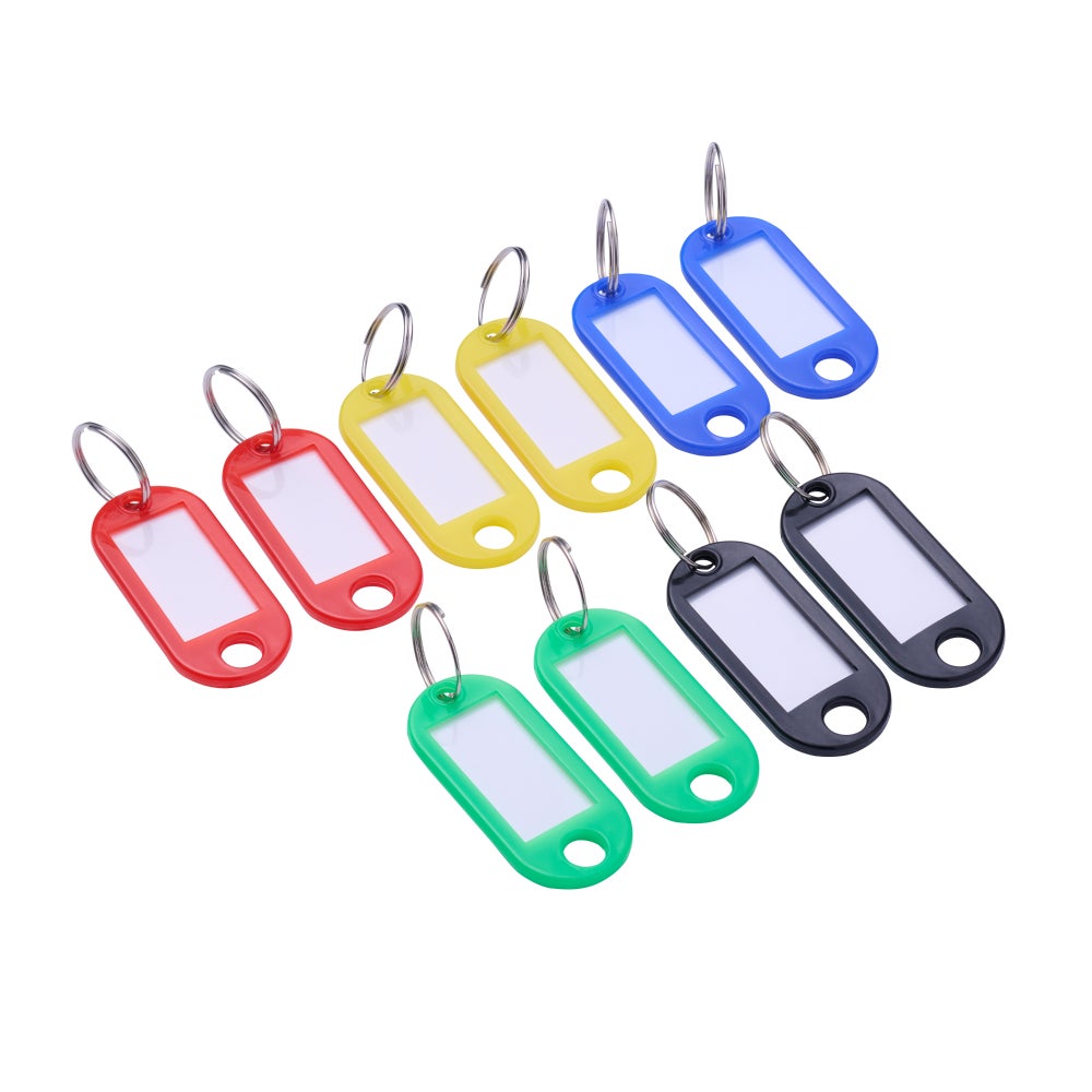 Suport eticheta Standers, plastic, inel 20 mm, diverse culori (set 10 buc)