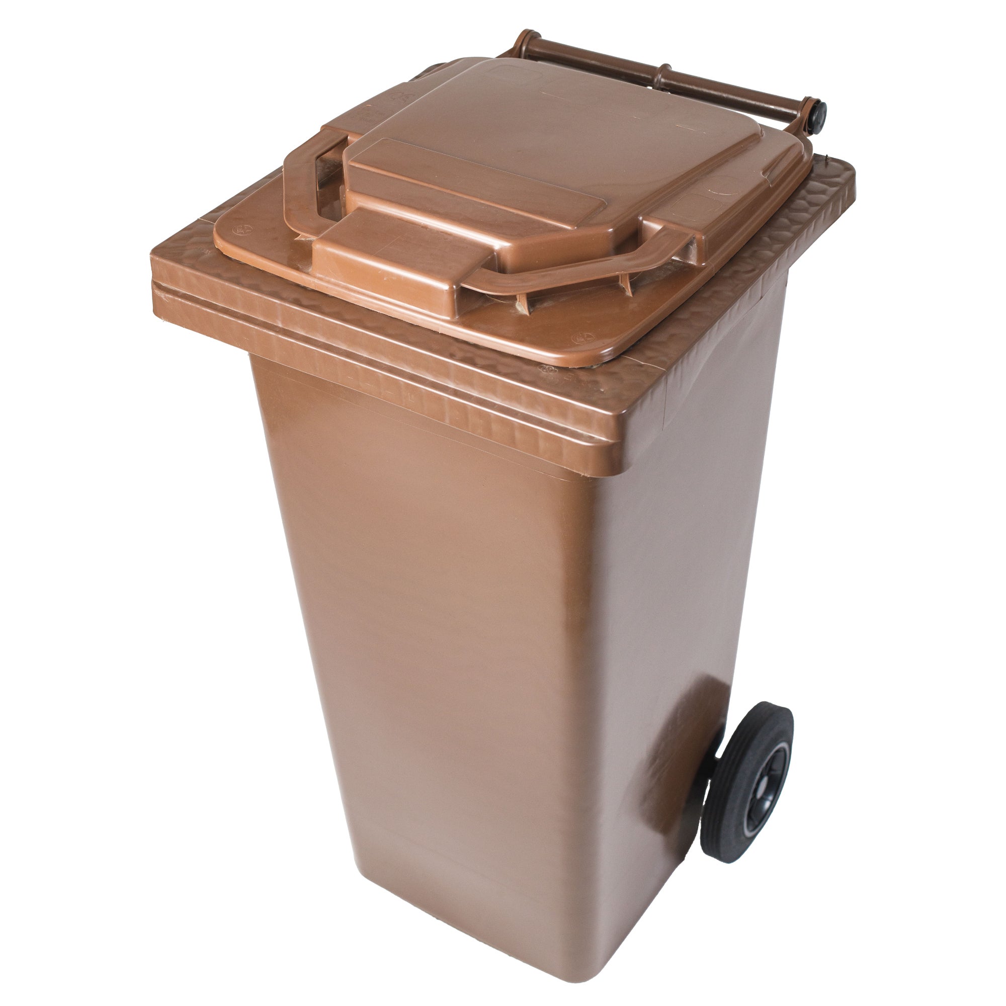 Pubela gunoi Napochim, HDPE, 120 L, maro