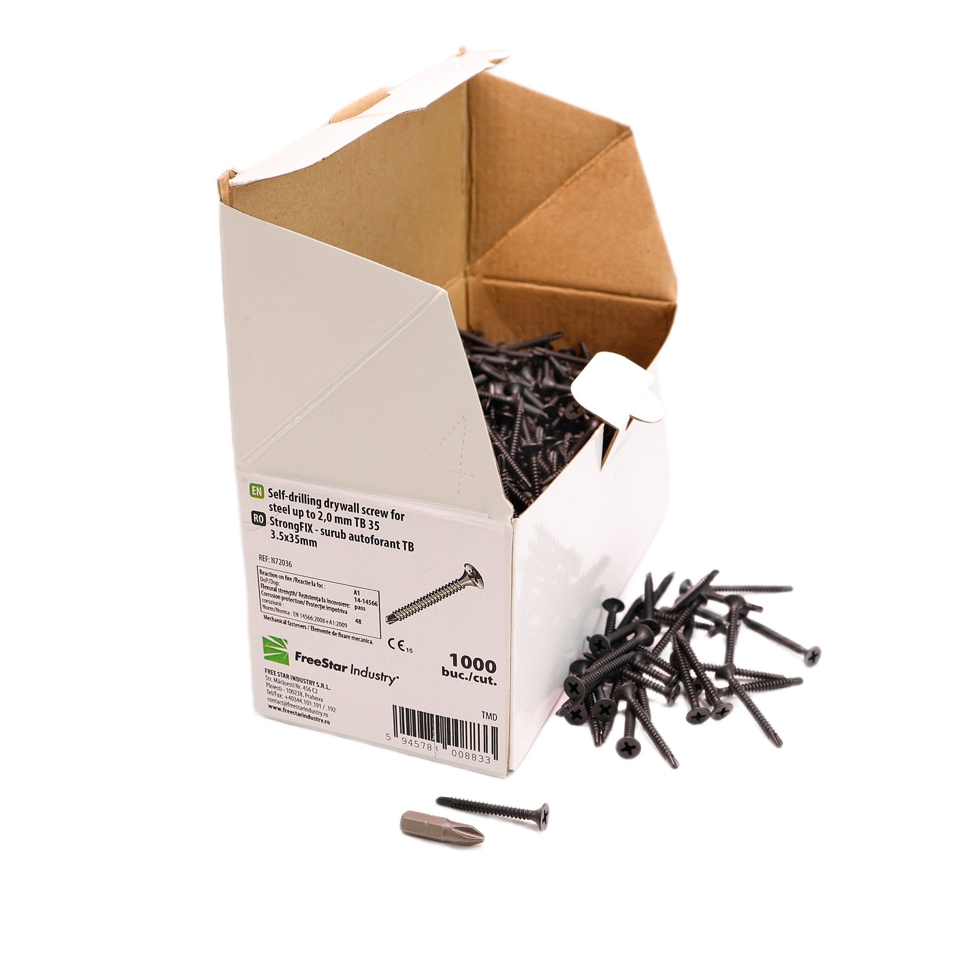Surub autoforant TB StrongFIX, 3.5 x 35 mm