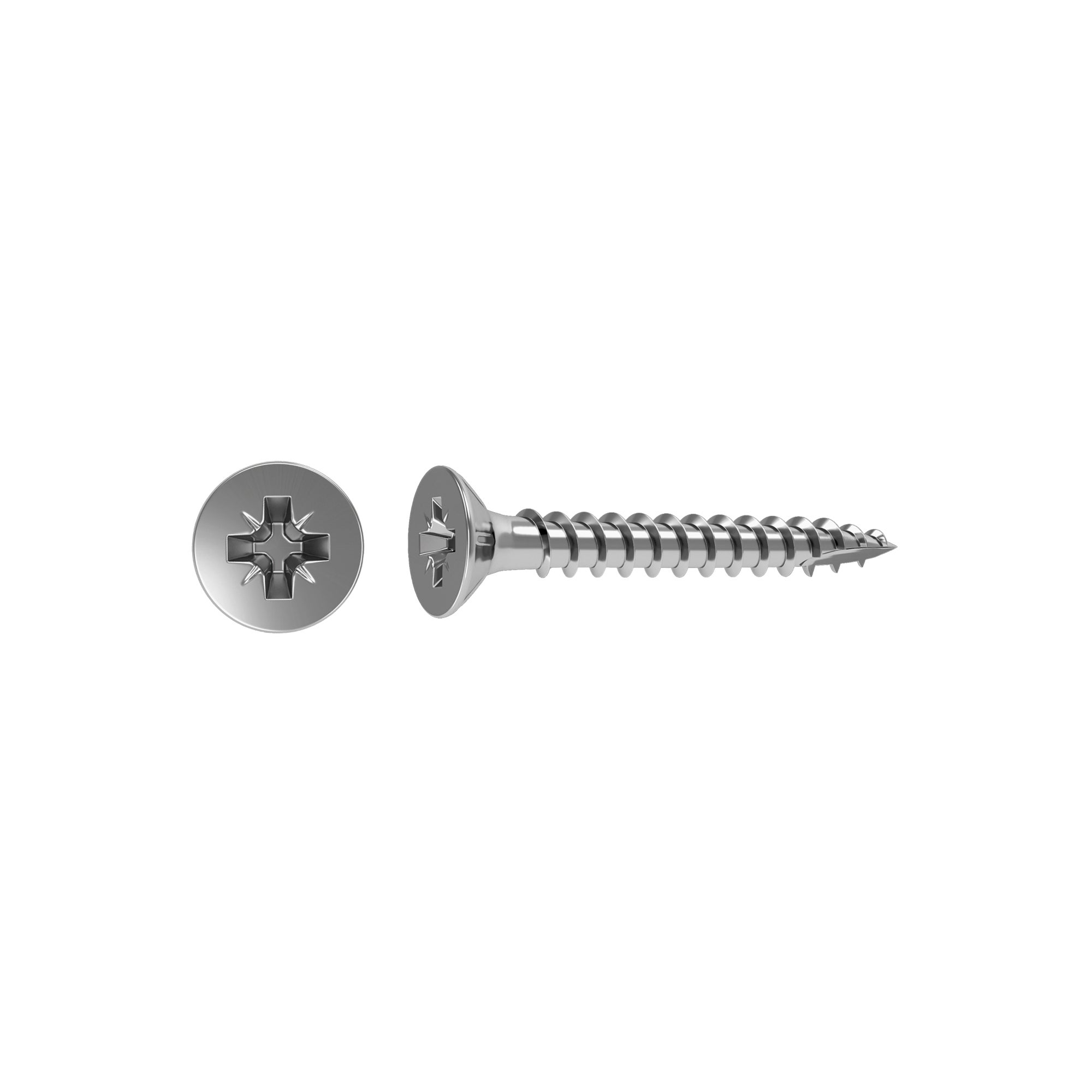 Surub lemn, cap inecat, inox A2, 4 x 35 mm (set 20 buc)