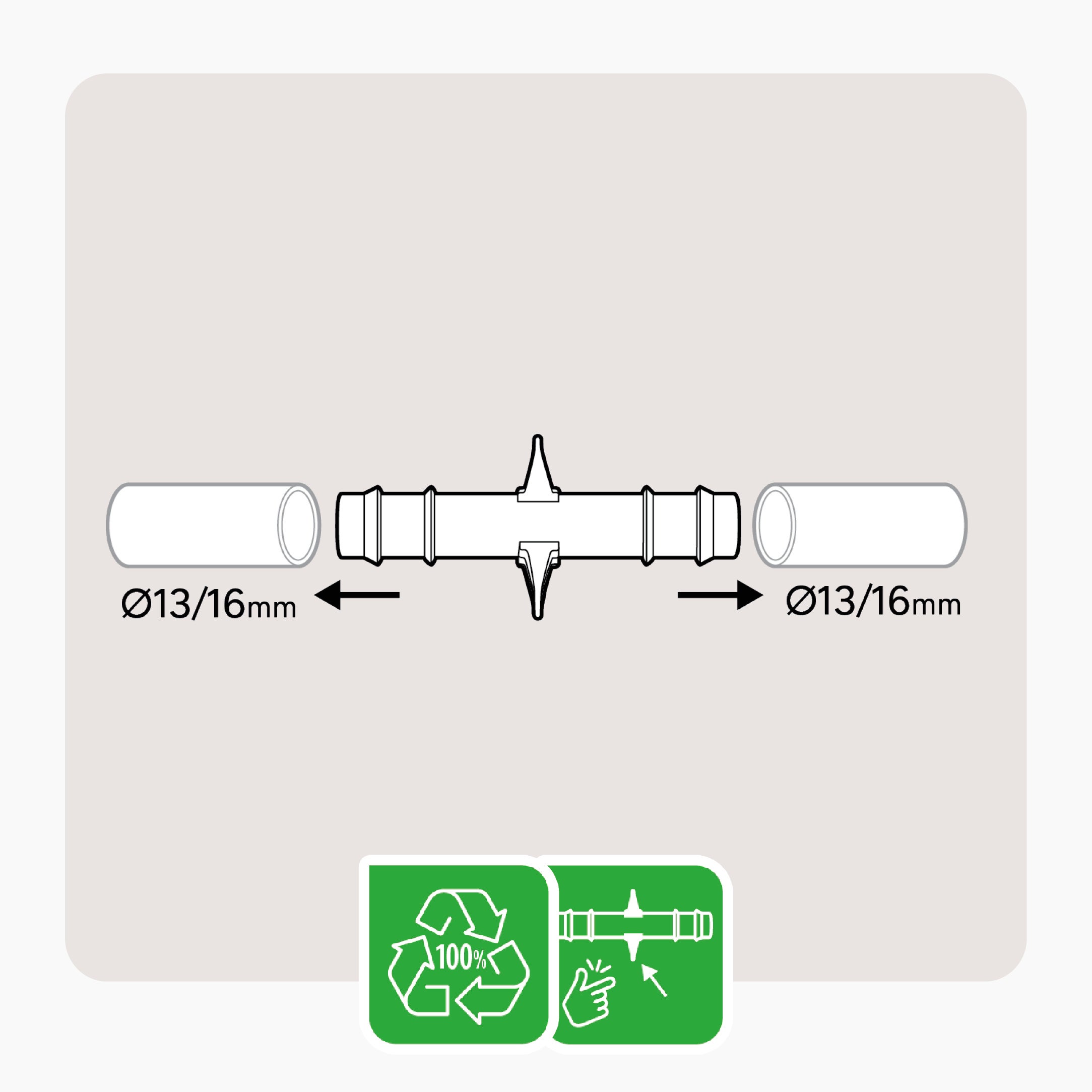 Set 25 bucati tarusi de fixare 6 mm, Geolia