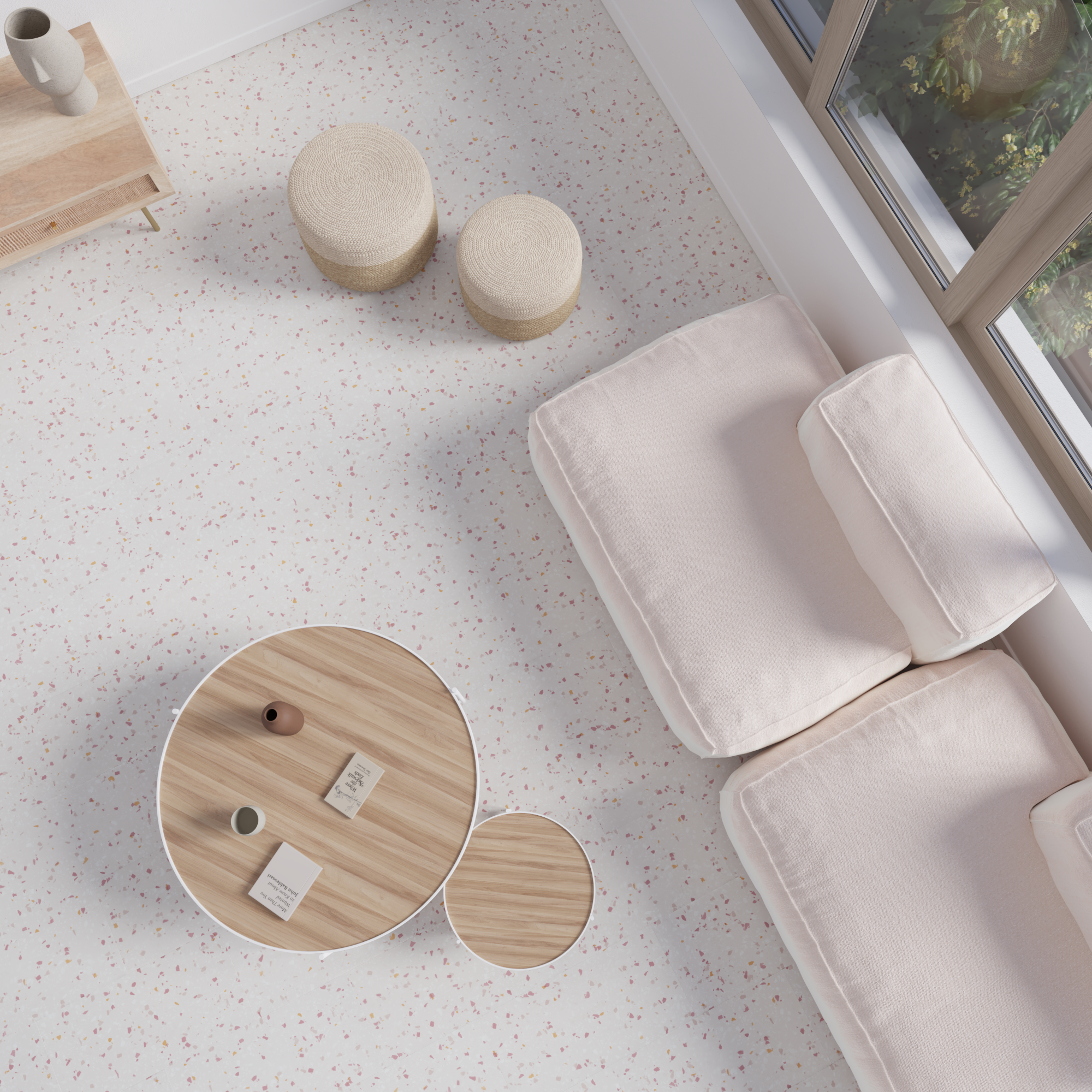 Dale vinil 1,5 mm, Artens Zephira, terrazzo, rezistent la apa
