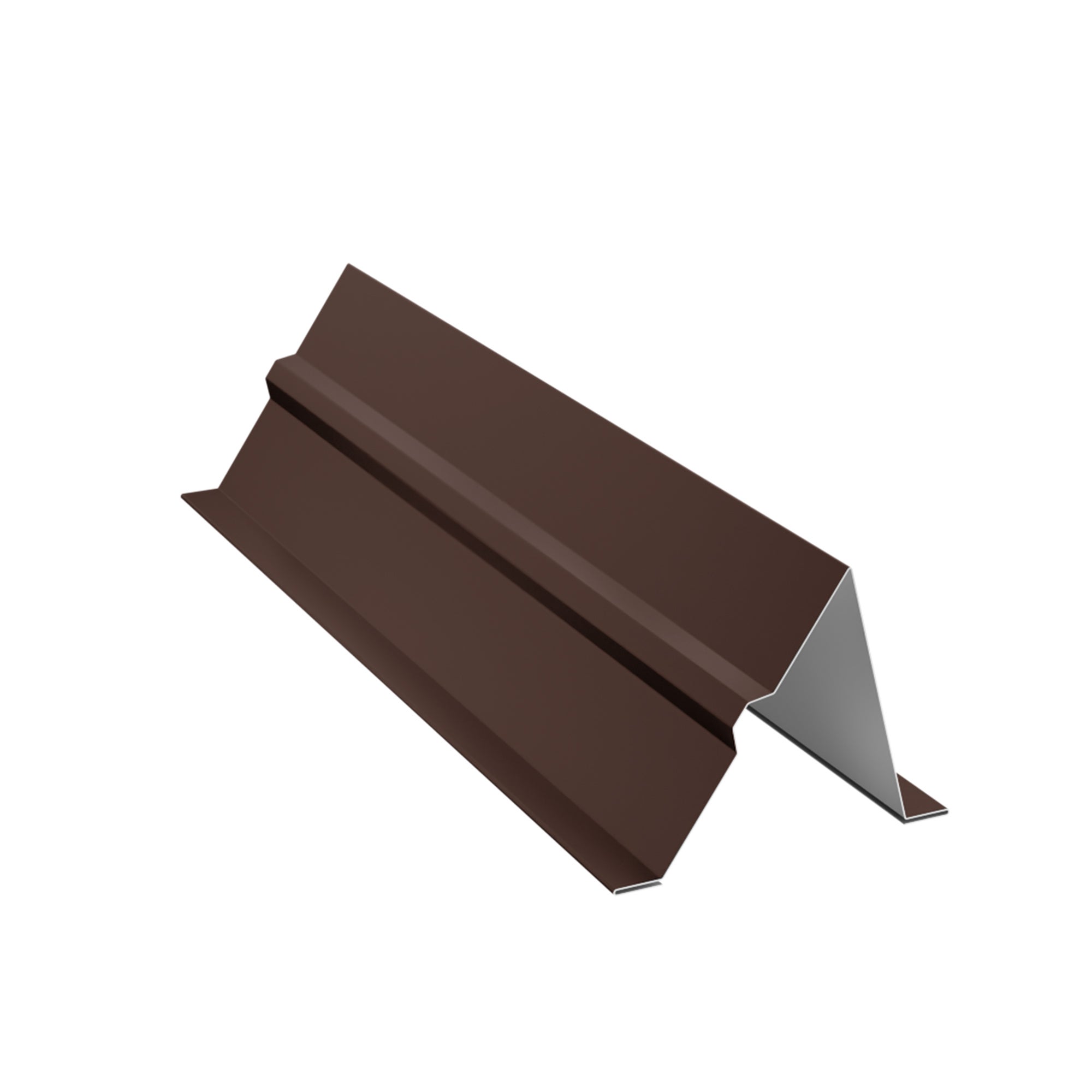 Parazapada metal, 2000 x 110 x 0.45 mm, maro, lucios