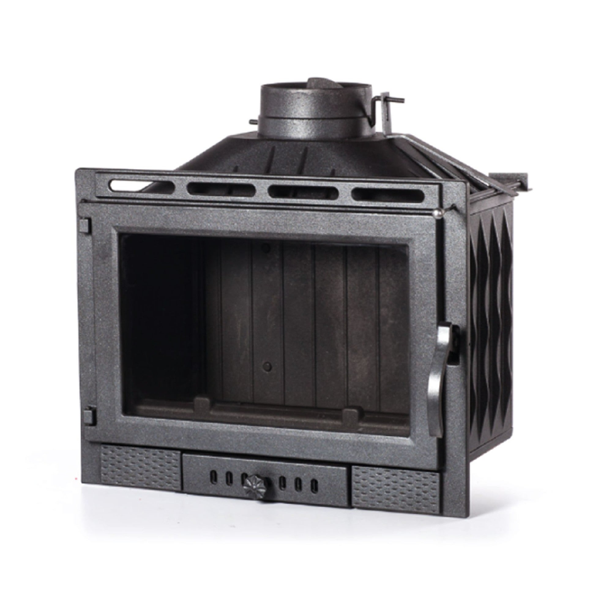 Focar semineu Reecomer, din fonta, 10 kW, 650 x 660 x 365 mm