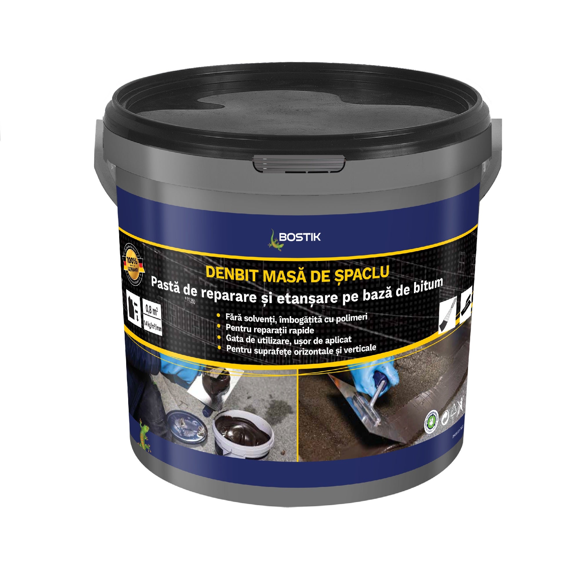 Pasta de reparare si etansare pe baza de bitum Denbit Masa Spaclu 7 kg