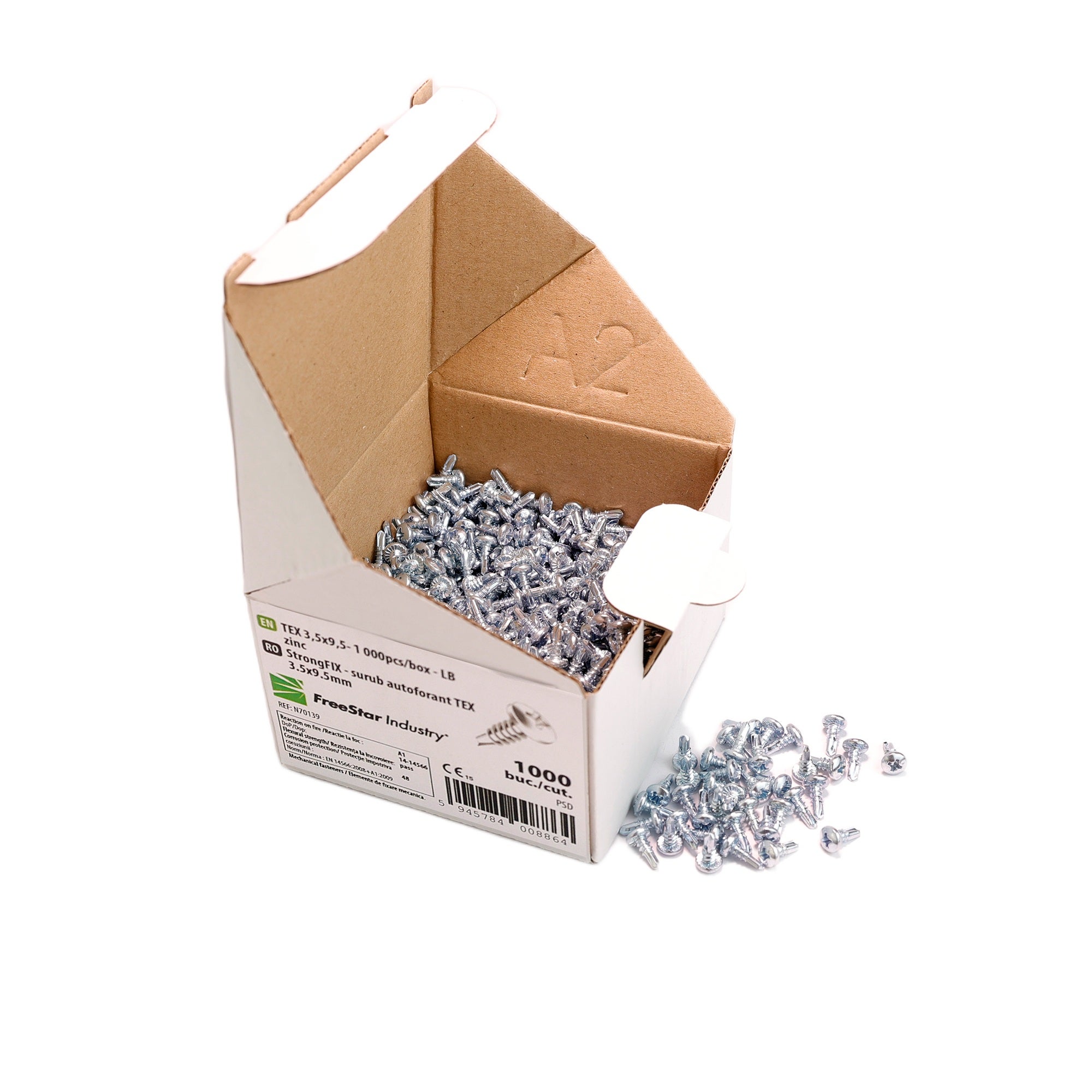 Surub autoforant TEX StrongFIX, 3.5 x 9.5 mm, 1000 buc