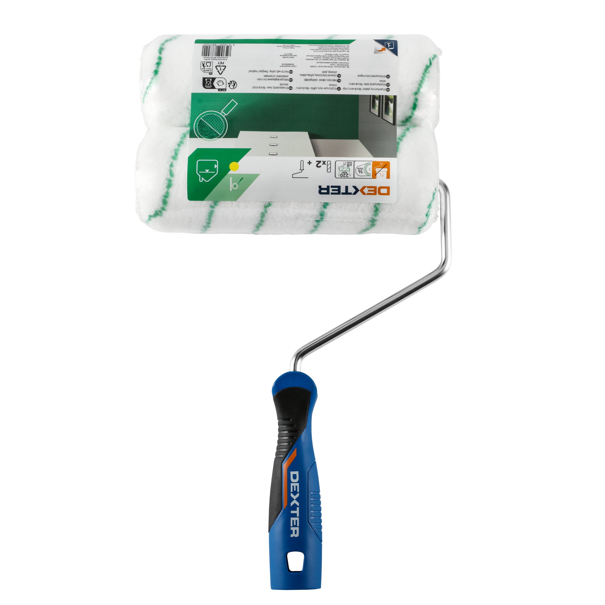 Set maner trafalet cu 2 role Dexter, pentru suprafete structurate ...