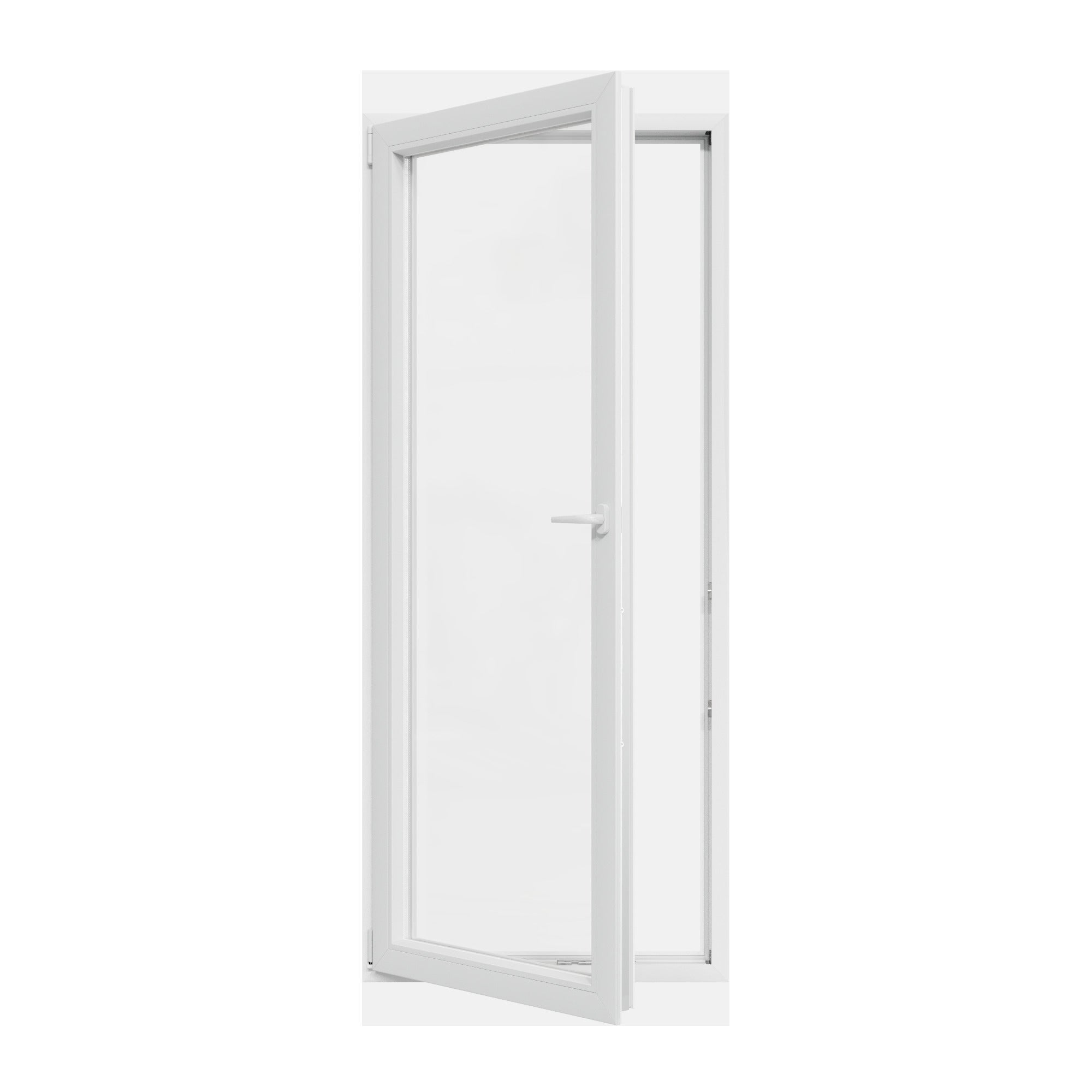 Usa PVC termopan, balcon, 5 camere, Isoxa, 86 x 204, deschidere dubla ...