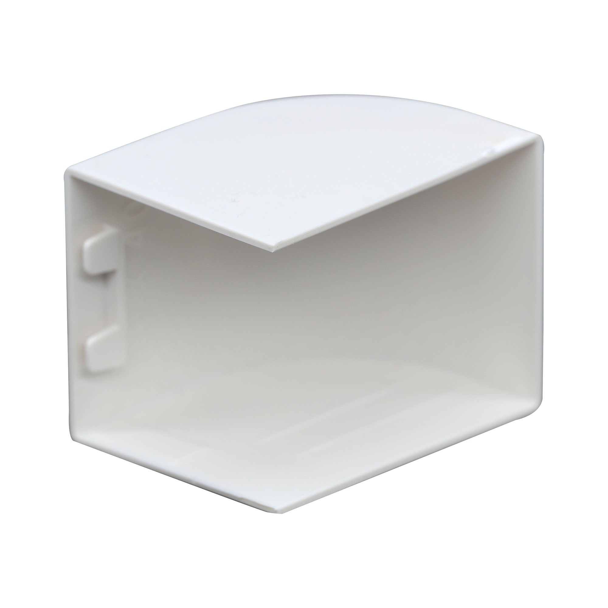 Capac pentru canal cablu, 20 x 10 mm, alb (set 2 buc)