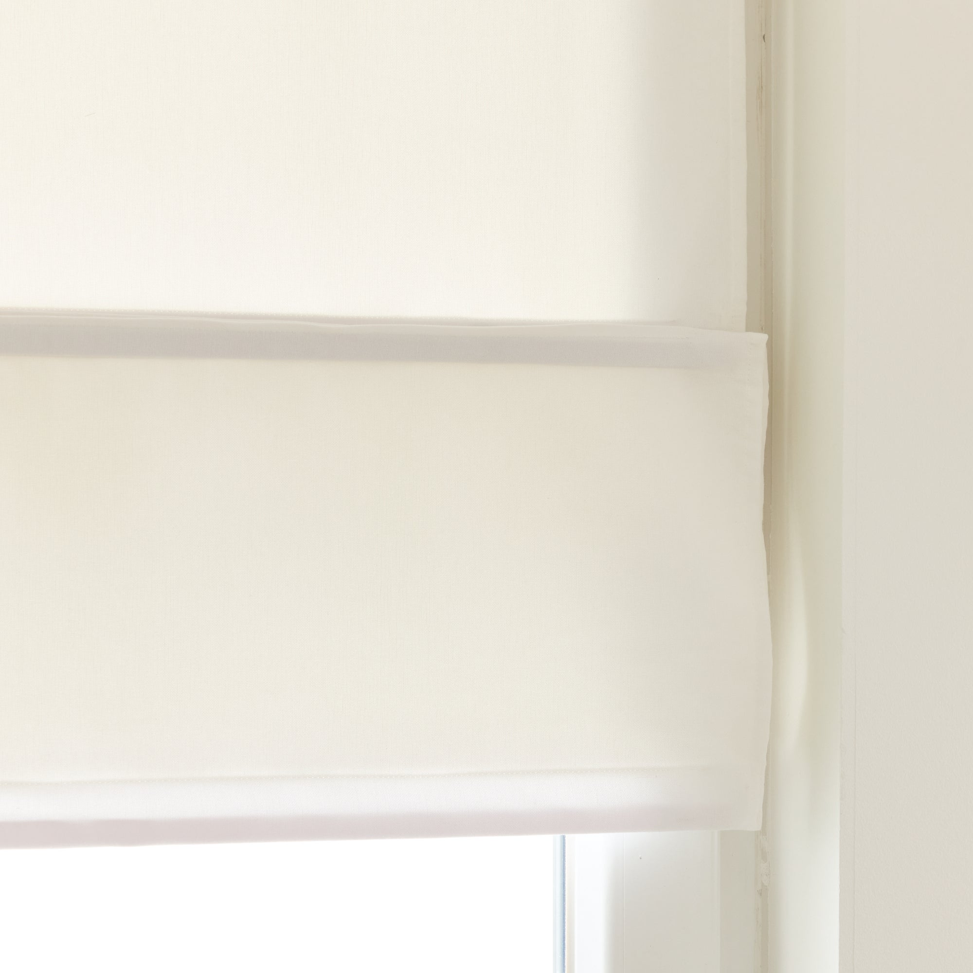 Stor roman Pharell cu pliuri, 40 x 175 cm, alb