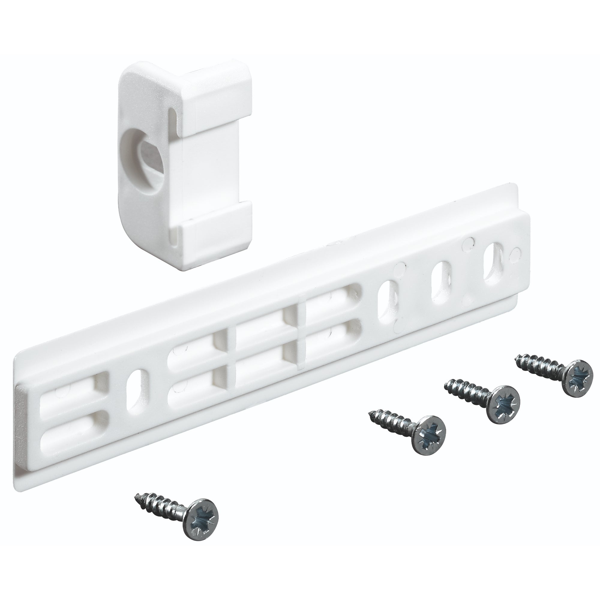 Sina balama pentru mobila frigider incastrat 38.5 x 108 mm, plastic, alb