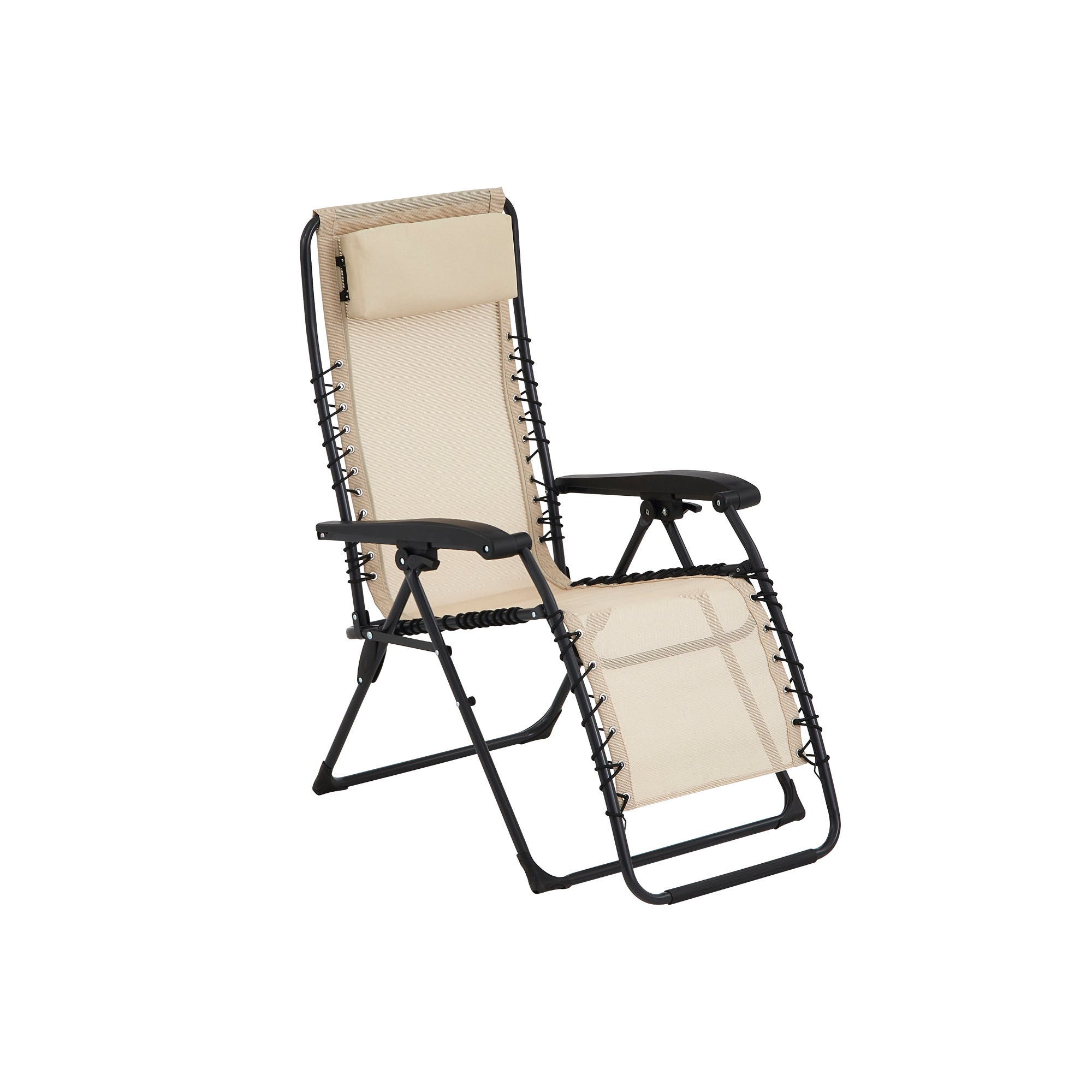 Scaun relaxare gradina, Naterial Zero Gravity II, pliabil, multipozitii ...