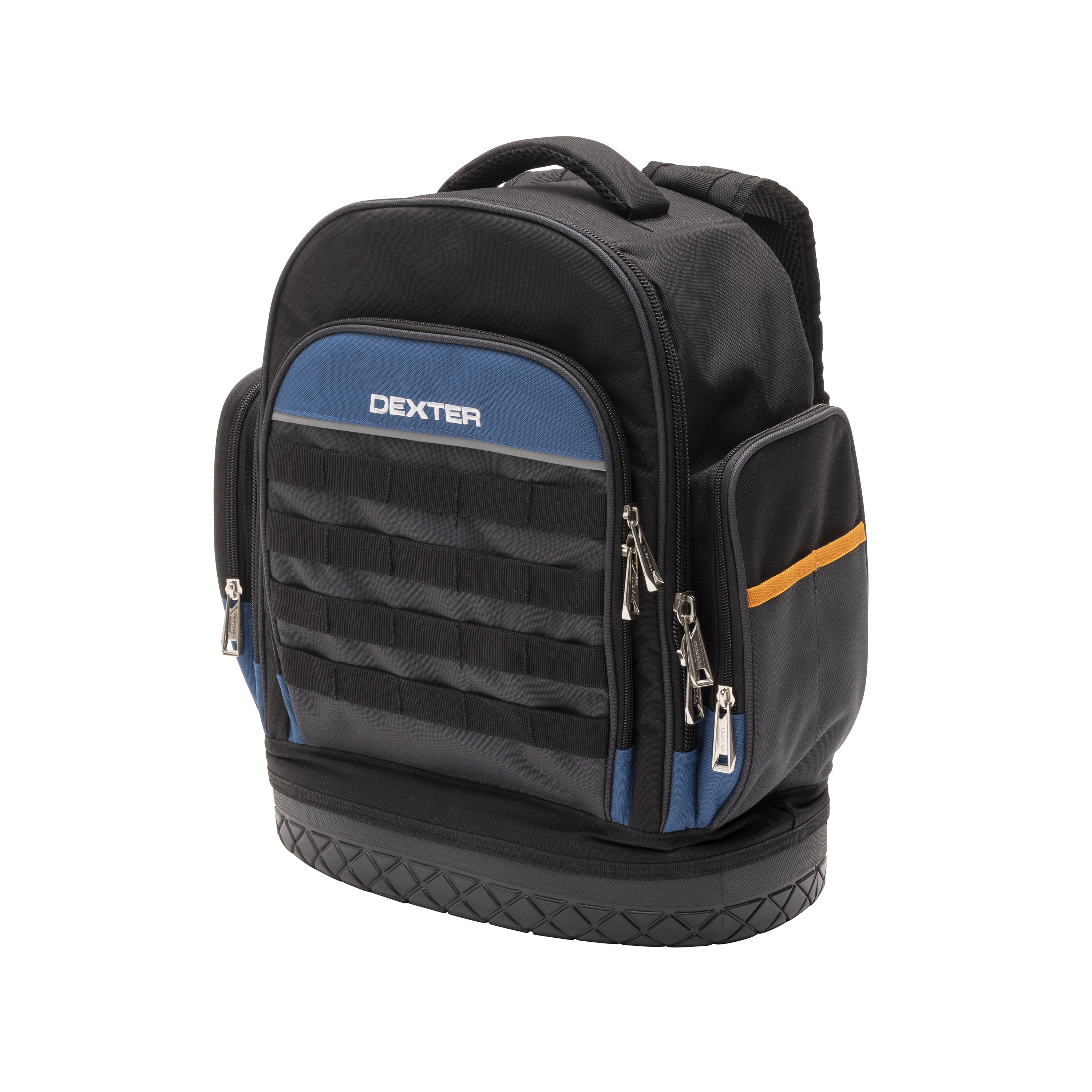 Rucsac unelte Dexter, cu organizator, textil, 30 L, 37 x 19 x 43 cm