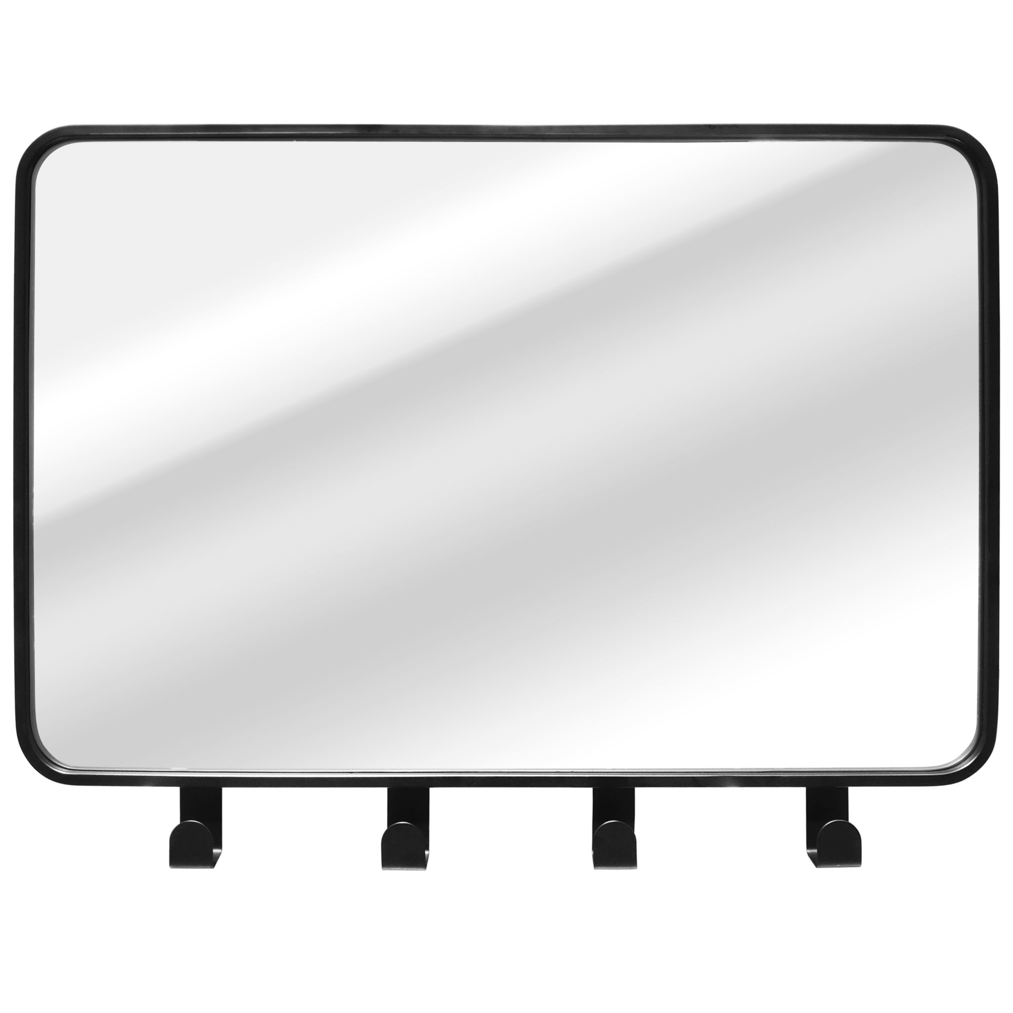Oglinda decorativa Inspire Hangers, 60 x 80 cm, negru