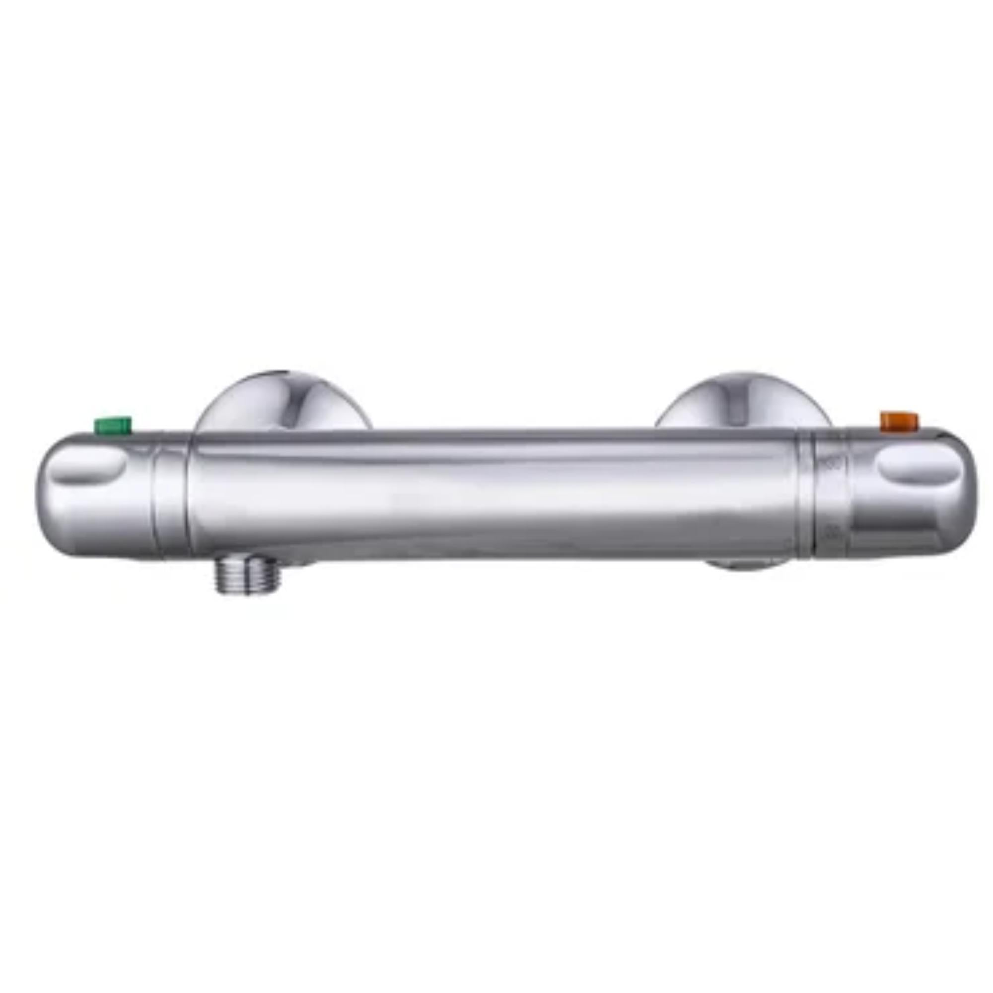 Baterie dus Sensea Hilir, cu termostat, crom