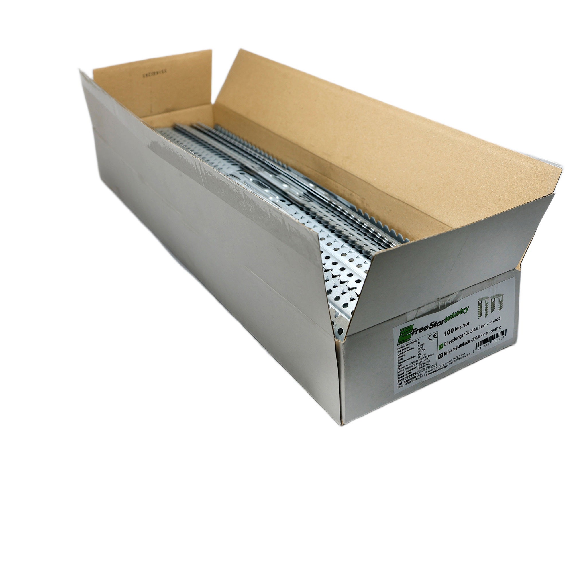 Brida reglabila StrongFIX, 60 x 200 mm, 100 buc